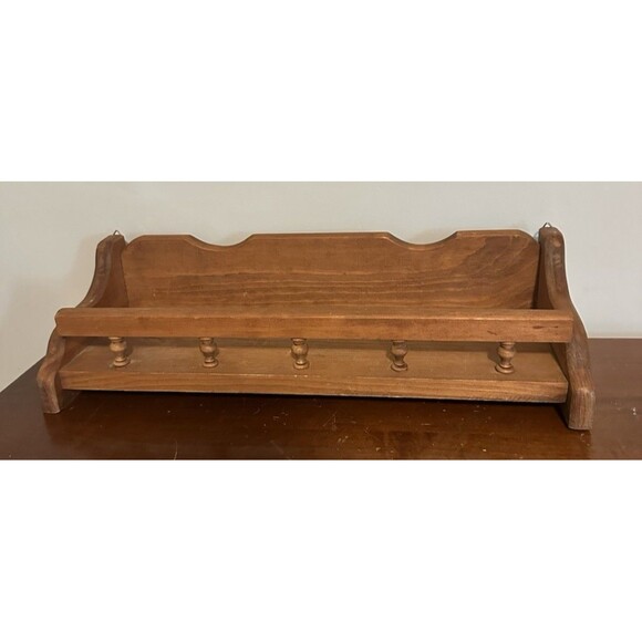 Unbranded | Accents | Vintage Light Weight Wooden Wall Shelf With ...